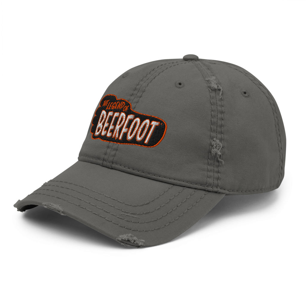 Beerfoot Distressed Dad Hat : The Legend of Beerfoot